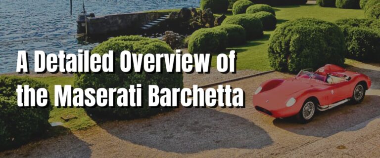 A Detailed Overview of the Maserati Barchetta – Prestige Cars